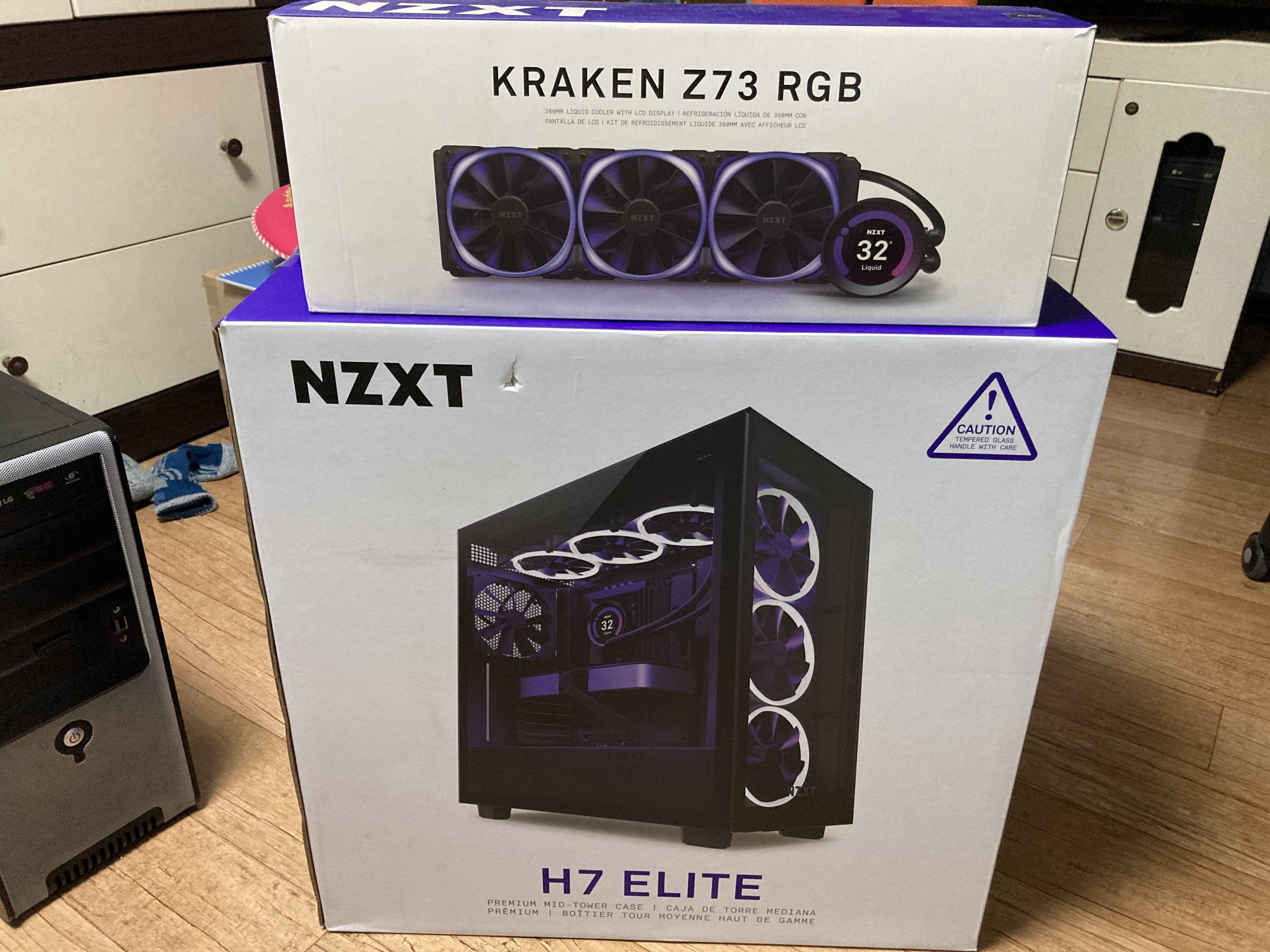 NZXT H7 ELITE + Z73 RGB 조립 - Begin's Blog